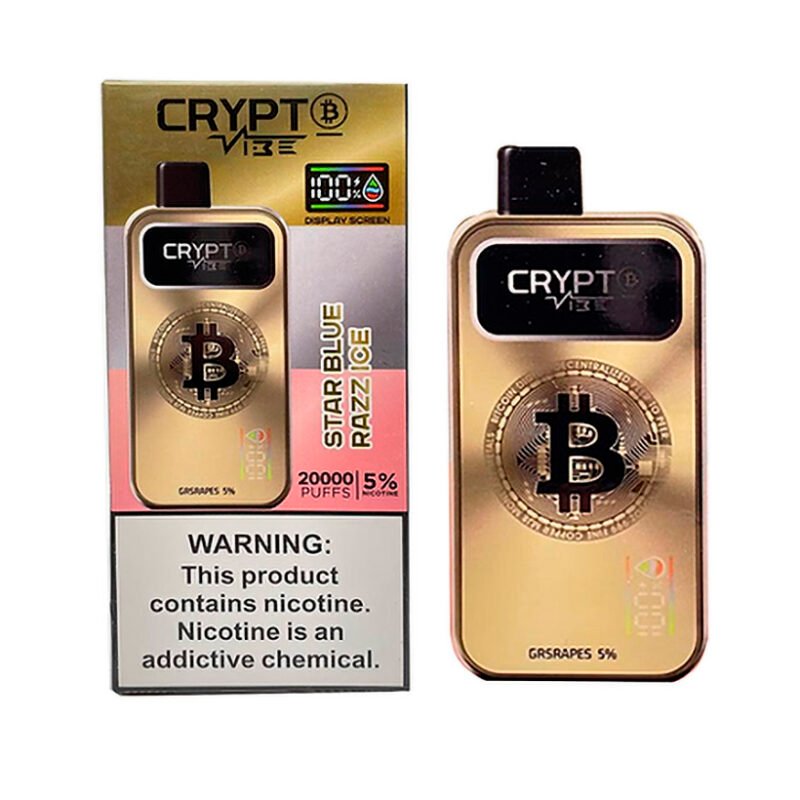 Pod descartable Crypto Vibe 20.000 Puffs - Vapor Centro